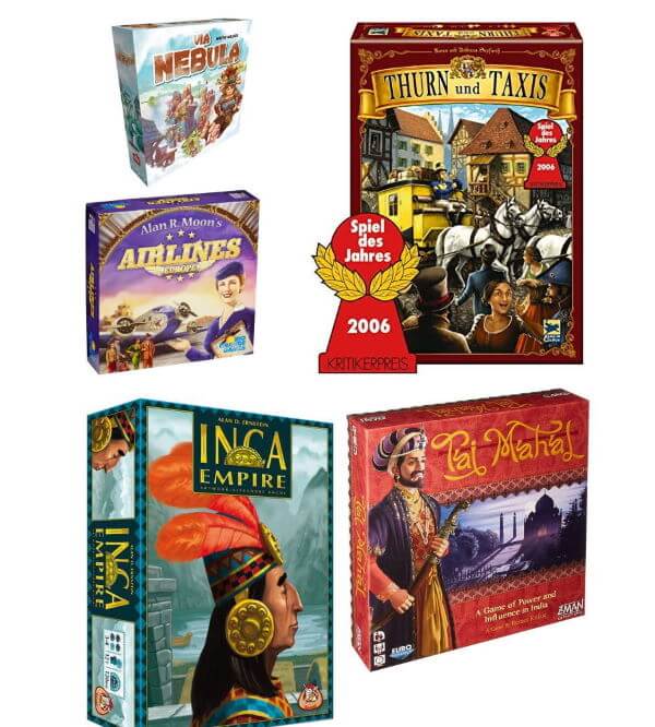 Top 10 Board Games Like Ticket to Ride